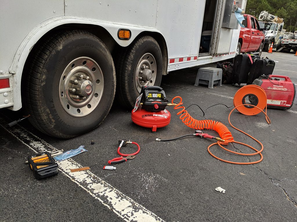 Tire Pressure Monitor for Trailer Prevented Tire Blowout | James Ballenger